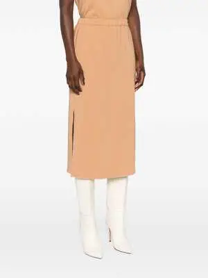 FORTE_FORTE Elasticated-waistband Midi Skirt