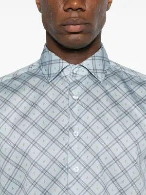Etro Paisley-print Checked Shirt