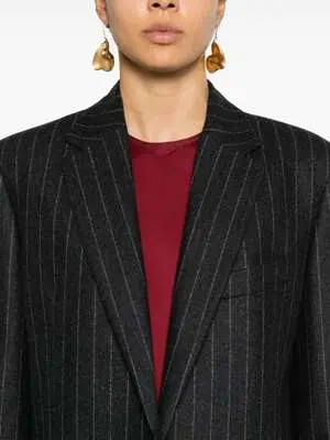 Brunello Cucinelli Pinstriped Wool Blazer