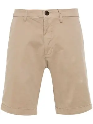 Boggi Milano Pressed-crease Chino Shorts - Neutrals