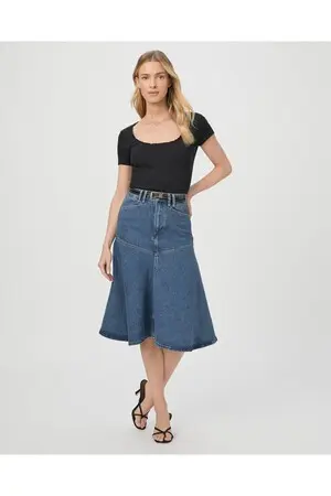 Paige Alice Skirt - Denim