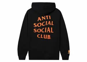 ANTI SOCIAL SOCIAL CLUB Anti Social Club X Undefeated Still Paranoid Hoodie - Black