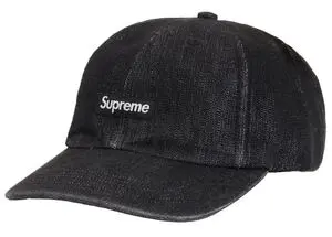 Supreme Cordura Denim 6-panel Cap - Black