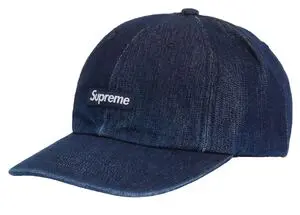 Supreme Cordura Denim 6-panel Cap - Blue
