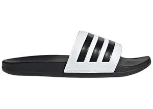 Adidas Adilette Comfort Slides Cloud White/core Black/core Black