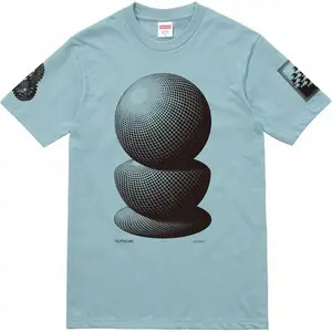 Supreme Mc Esher Three Spheres Tee Shirt - Slate