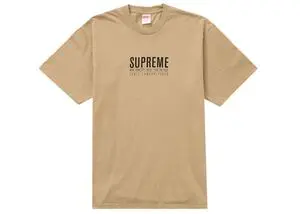 Supreme Paris Tee Shirt - Khaki