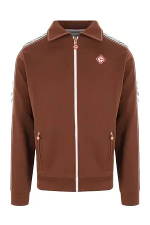 Casablanca Laurel Technical Jersey Fullzip Sweatshirt