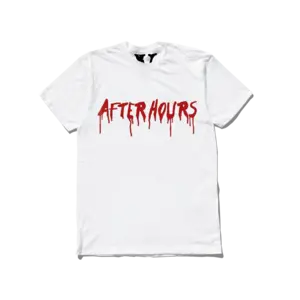 THE WEEKND X Vlone After Hours Blood Drip Tee Shirt