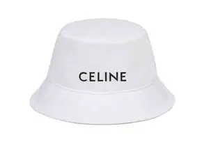 Celine Gabardine Cotton Bucket Hat