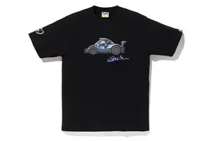 A BATHING APE X Pagani Baby Graphic Tee Shirt Black