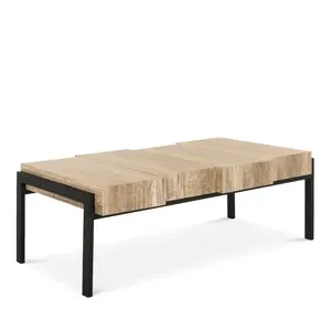 SAFAVIEH Couture Alexander Rectangular Contemporary Rustic Coffee Table