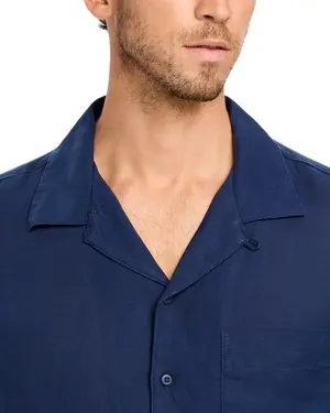 Onia Vacation Button Down Camp Shirt - Deep Navy