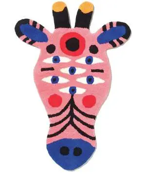 QEEBOO Oggian Gira Animal-shaped Carpet - Pink