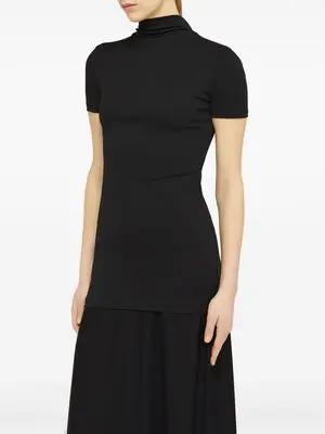 JIL SANDER Layered-design Midi Dress - Black