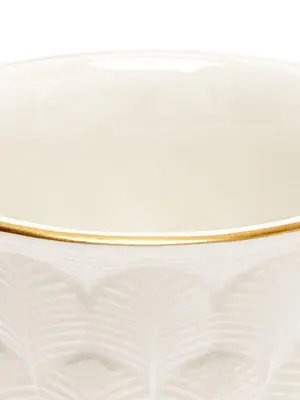 VILLARI Peacock Arabic Porcelain Coffee Cup