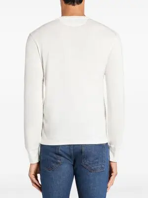 TOM FORD Knitted Long-sleeve Shirt - White