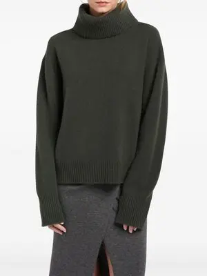 Cashmere In Love Moss Cashmere Jumper - Green