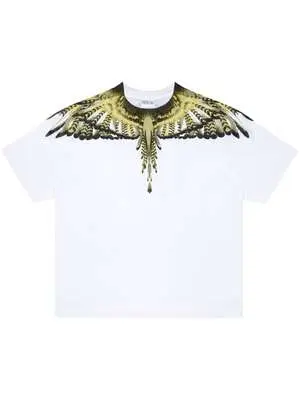COUNTY OF MILAN Grizzly Wings Cotton T-shirt - White