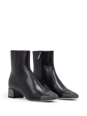 Rene Caovilla 40mm Bonien Crystal-embellished Ankle Boots