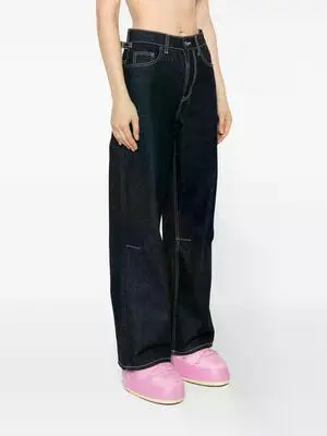 Fiorucci High-rise Straight-leg Jeans