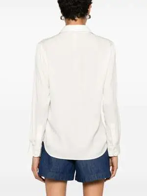 Gucci Logo-jacquard Silk Shirt