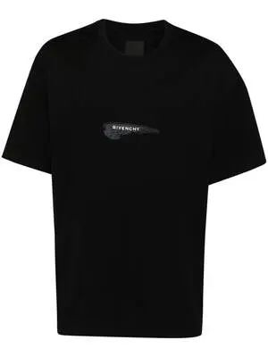 Givenchy Logo-embroidered Wings-print T-shirt