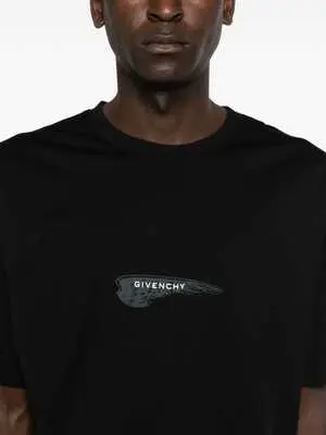 Givenchy Logo-embroidered Wings-print T-shirt