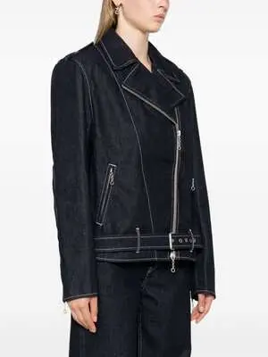 Fiorucci Zip-up Denim Biker Jacket
