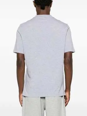 Brunello Cucinelli Slogan-print Mélange T-shirt