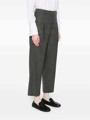 Brunello Cucinelli Pleated Felted Trousers