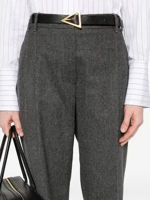 Brunello Cucinelli Pleated Felted Trousers