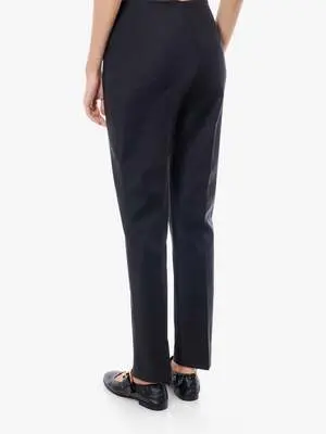 RÓHE Cotton Blend Cigarette Fit Trousers