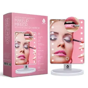 PURSONIC Led Lighted Vanity Makeup Mirror - White