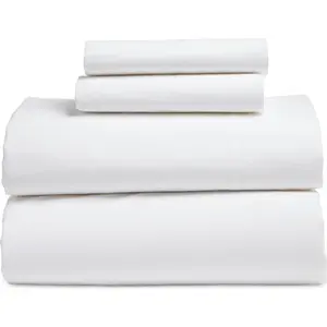 Nordstrom Organic Cotton Percale Sheet Set - White