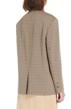 Max Mara Veletta Houndstooth Check Jacket