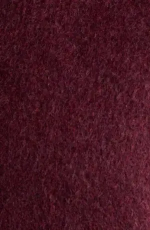 Bernardo Relaxed Double-breasted Felted Coat - Cherry Lacquer