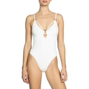 Robin Piccone Margot One-piece Swimsuit - White