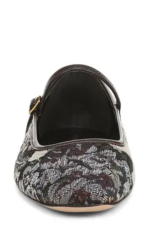 Veronica Beard Ellie Mary Jane Flat - Espresso Multi