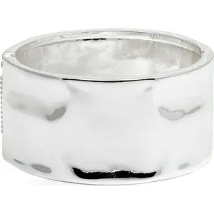OPEN EDIT Molten Metal Bangle Silver