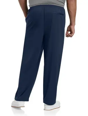 REEBOK Performance Double-knit Open-hem Pants - Navy