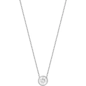 Bony Levy Bezel Diamond Solitaire Pendant Necklace - 18k White Gold/ Diamond