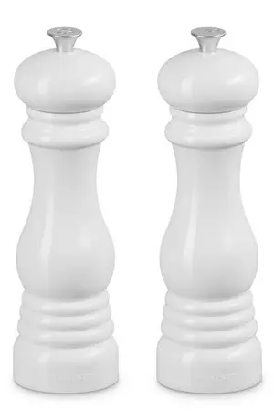LE CREUSET Salt & Pepper Mill Set - White