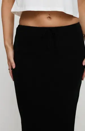 Princess Polly Mercer Linen Blend Maxi Skirt