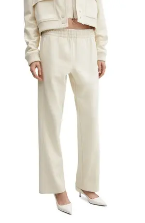 Mango High Waist Jogger Pants