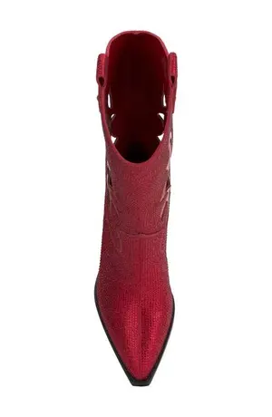 Jessica Simpson Ginika Western Boots - Red Muse