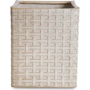 KASSATEX Cane Wastebasket - Natural