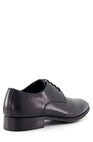 Dune London Plain Toe Derby - Black