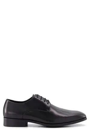 Dune London Plain Toe Derby - Black