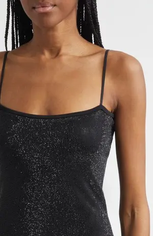 Alexander Wang Beaded Minidress - Black